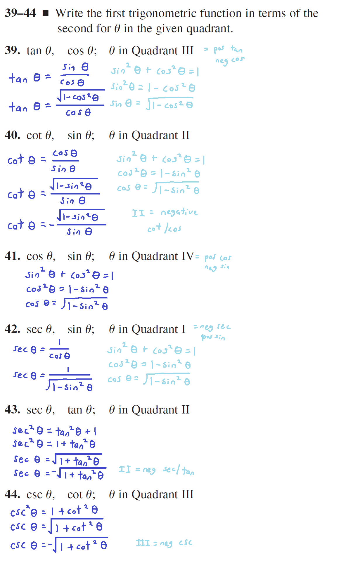 1.3 - Trigonometric functions of angles